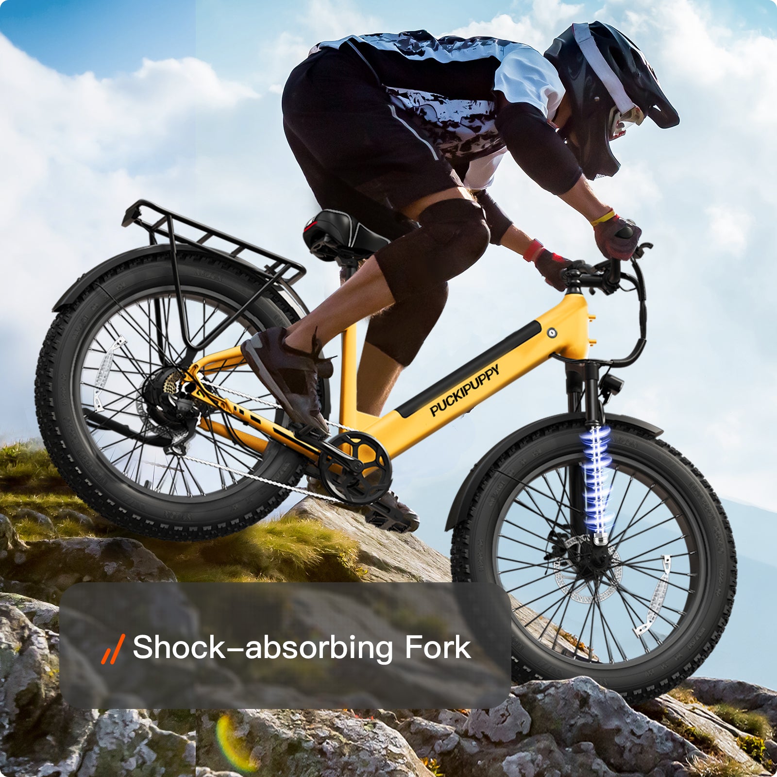 Samoyed| Fat Tire Electric Commuter Bike| PUCKIPUPPY Ebikes