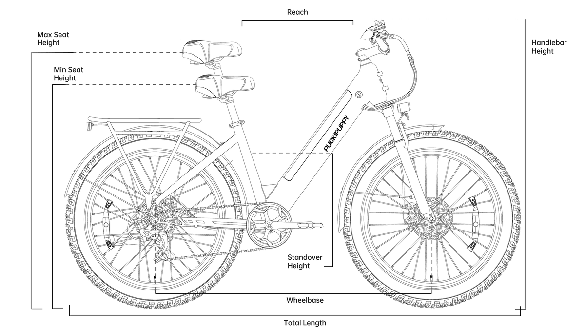 Samoyed| Fat Tire Electric Commuter Bike| PUCKIPUPPY Ebikes